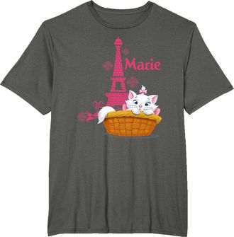 Disney Aristocats Marie Eiffeltum im Korb T-Shirt