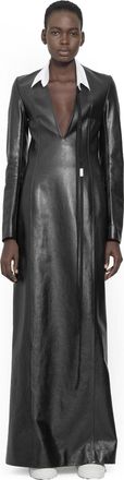 Ann Demeulemeester Veronica Leather Long Dress