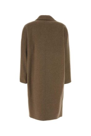 Ismad London Womens Cappuccino Cashmere Ardenne Coat Tortora Cappotti