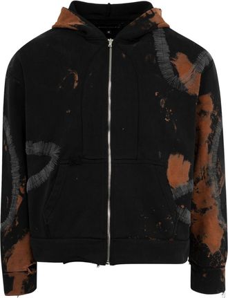 Who Decides War by Ev Bravado Windowed Kapuzenjacke - Schwarz