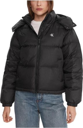 Calvin Klein Jeans Femme, Vestes, Noir, Taille: 36 FR Doudoune L&eacute;g&egrave;re Essentielle