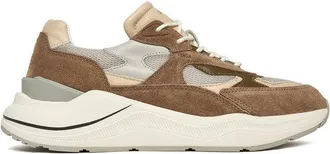 D.A.T.E. Sneakers Fuga Mesh M431-FG-ME Dunkelbraun