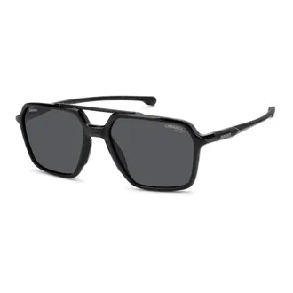 Carrera Lunettes de soleil carr&eacute;es Carrera Carduc 042 &agrave; double pont - Homme - Accessoires - Noir - Taille: 55 MM