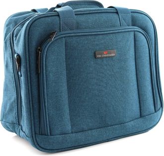Von Cronshagen Flugumh&auml;nger Cloud 2.0 | praktische Umh&auml;ngetasche f&uuml;r Handgep&auml;ck Flugzeug | Tasche mit Handgep&auml;cksma&szlig;en | mit Aufsteckfunktion (Petrol)