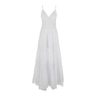 Charo Ruiz Ibiza Langes Kleid Cindy - - Dresses - Damen - Wei&szlig; - S