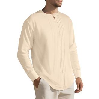 Generic Chemise en lin blanche pour homme - Chemise en lin - Coupe ajust&eacute;e - Chemise boutonn&eacute;e pour homme - Coton - Plage &agrave; manches courtes - Lot de t-shirts 