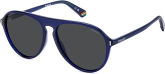 Polaroid Homme, Accessoires, Bleu, Taille: 57 MM PLD 6225/S Pjp(M9) Lunettes de soleil