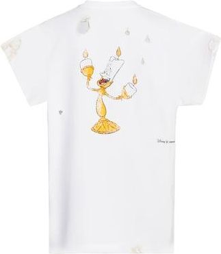 Coperni T-shirt trou&eacute; et imprim&eacute;