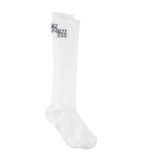 Maison Margiela Kniehohe Socken - - Underwear - Damen - Wei&szlig; - M