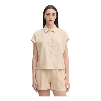 Gaud&igrave; Damen, Blusen & Hemden, Beige, SGr&ouml;&szlig;e