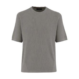 Sease Sease, Homme, Tops, Gris, Taille: XL T-shirt &agrave; Manches Courtes C&ocirc;tel&eacute;