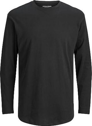 Jack & Jones Jack & Jones Homme Jjenoa Tee O-Neck Noos T-Shirt Manches Longues, Noir (Black/Relaxed), S EU