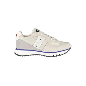 Blauer Leather Sneaker - - Shoes - Herren - Grau - 45 EU