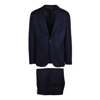Eleventy Giacca Stondata - Homme - Costumes - Bleu - Taille: 2XL