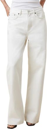 Jeanerica Femme, Jeans, Blanc, Taille: W27 L32 Belem Wide Jeans