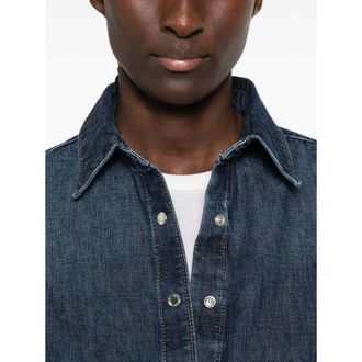 7 For All Mankind Clear Shirt - Blue