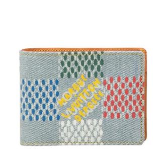 Louis Vuitton Pre-owned Portefeuille en Denim - Femme - Pre-owned - Multicolore - Taille: ONE Size