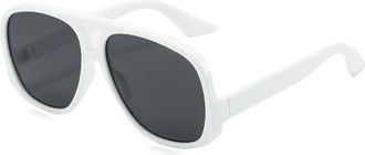 Generic Lunettes De Soleil For Hommes Et Femmes, Id&eacute;ales For La Conduite, Les Vacances, Trajets Domicile-travail Le Sport(White)