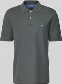 Fynch-Hatton Regular Fit Poloshirt mit Label-Stitching
