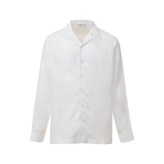 Gran Sasso Wei&szlig;e Leinen-ButtonUp-Shirt - - Shirts - Herren - Wei&szlig; - L