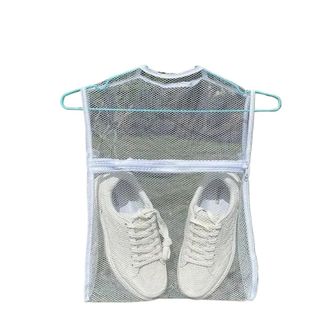 Generic 2 St&uuml;ck Sneaker-Waschbeutel, langlebig, dicke Stoffschicht, W&auml;sche, kompatibel mit Schuhen, Kleidung, L&uuml;ften, Trockennetz, wiederverwendbar