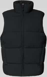 Tom Tailor Denim Regular Fit Outdoorwesten mit Stehkragen