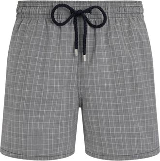 Vilebrequin Homme, Maillots de bain, Bleu, Taille: M Ultrafine Wool Swim Shorts Prince of Wales Check