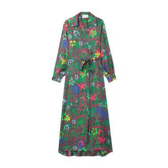 AZ FACTORY Motly Paisley Wickelkleid - - Dresses - Damen - Mehrfarbig - S