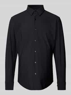 HUGO BOSS Regular Fit Business-Hemd mit Kentkragen