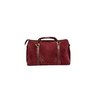 Cartier Pre-owned Vintage Boston Bag - Femme - Pre-owned - Rouge - Taille: ONE Size