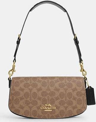 Coach Andrea Schultertasche aus Signature-Canvas