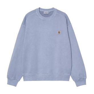 Carhartt Work in Progress Homme, Sweatshirts et sweats &agrave; capuche, Bleu, Taille: XS Nelson SweaT-shirt