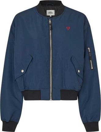 Lollys Laundry Femme, Vestes, Bleu, Taille: 42 FR LilaLL Bomber Jacket