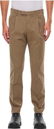 PT01 Pt01, Homme, Pantalons, Brun, Taille: 2XL Chino