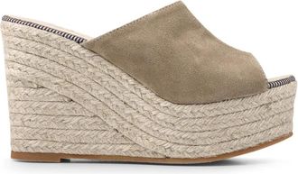 Espadrilles Femme, Chaussures, Beige, Taille: 40 EU Espadrilles Flash Velour