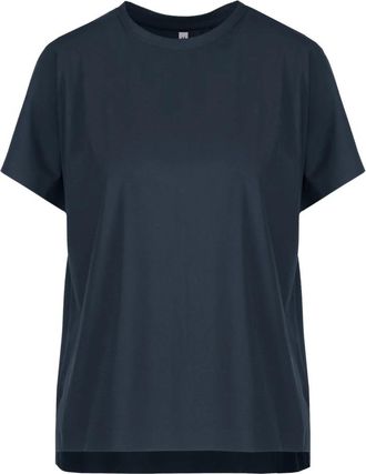 Bomboogie Femme, Tops, Bleu, Taille: 46 FR T-shirt Technique Stretch en Jersey