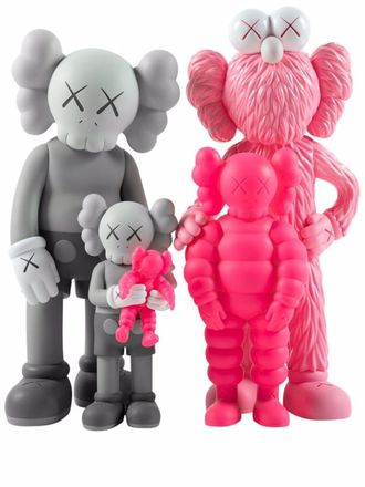 Kaws lot de trois figurines KAWS Family - Gris