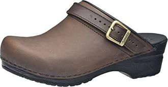 Sanita Morse | Sabots Ouvert | Produit Original Fabriqué à la Main pour Femme | Assise Plantaire de Forme Anatomique avec Mousse Souple | Bride de Talon régl