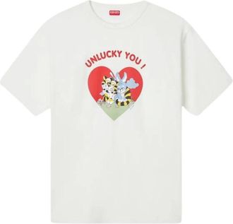 Kenzo Homme, Tops, Beige, Taille: L T-shirt Cartoon