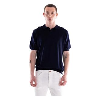 People of Shibuya Nosaka Polo - - Tops - Herren - Blau - L