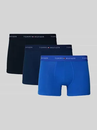 Tommy Hilfiger Trunks aus Baumwoll-Mix im 3er-Pack