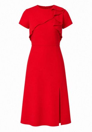 Adrianna Papell Midikleid Ruffle Bodice Midi Dress Klassisches, edles, l&auml;ssiges Etuikleid