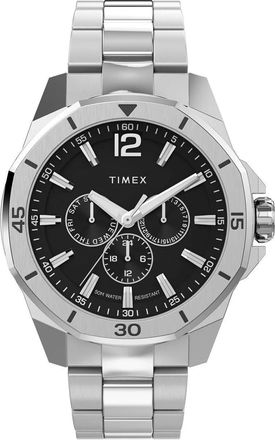 Timex Uhren - Quarz-Analoguhr Timex Essex Multifunction - Gr. unisize - in Silber - f&uuml;r Damen