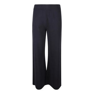 Max Mara Mxmfaida Pantalon Large - Femme - Pantalons - Bleu - Taille: 36 FR