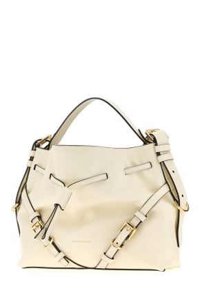 Givenchy Cut-Out Leather Shoulder Bag - Beige