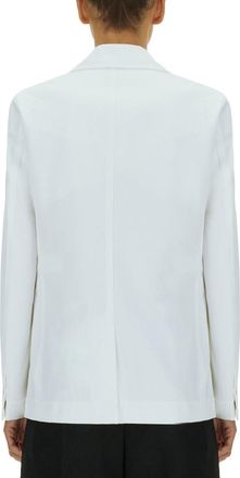 Bottega Veneta Single-Breasted Blazer - White