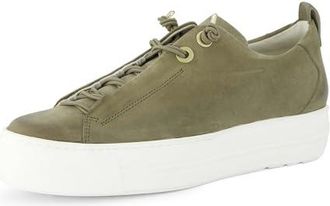 Paul Green Baskets basses pour femme, Vert - Pointure 35, 40.5 EU