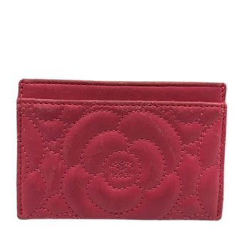 Chanel Pre-owned Card Case - Femme - Pre-owned - Rose - Taille: ONE Size