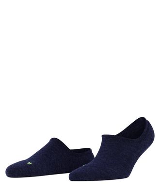 Falke Damen F&uuml;&szlig;linge Keep Warm W In Wolle unsichtbar einfarbig 1 Paar, Blau Dark Sapphire 6278, 37-38