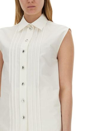 Moschino Poplin Cotton Shirt - White